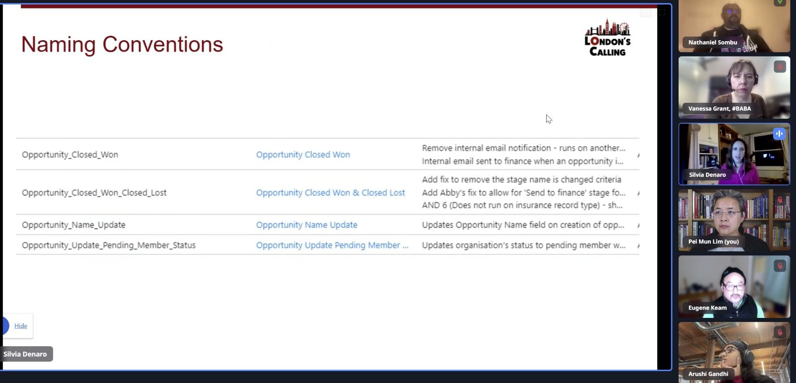 Here’s an example of Naming Conventions – Zenhao Training